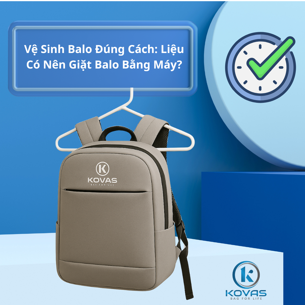 Vệ Sinh Balo Đúng Cách Liệu Có Nên Giặt Balo Bằng Máy?|1