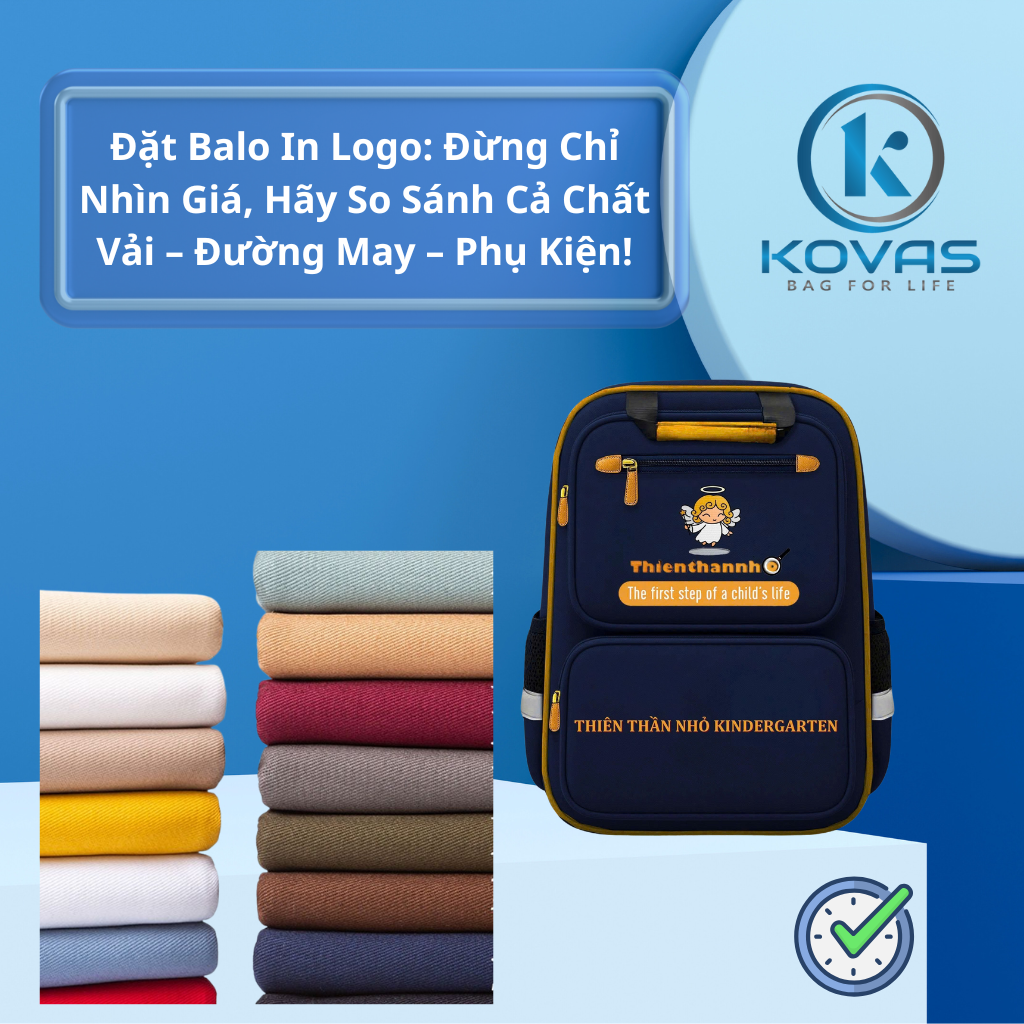 Đặt Balo In Logo: Đừng Chỉ Nhìn Giá - Hãy nhìn Đường may