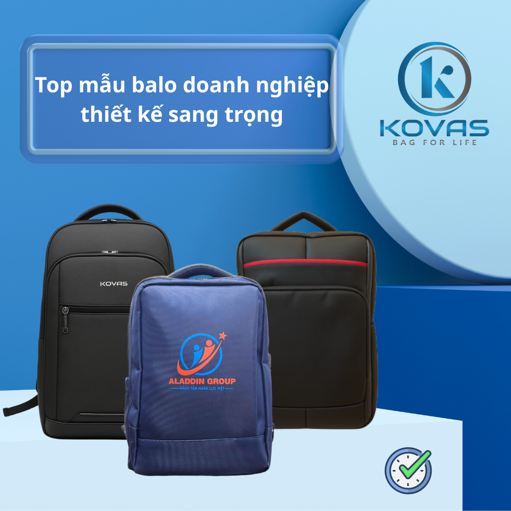 Top 5 Mẫu Balo Doanh Nghiệp Thiết Kế Sang Trọng Hiện Nay